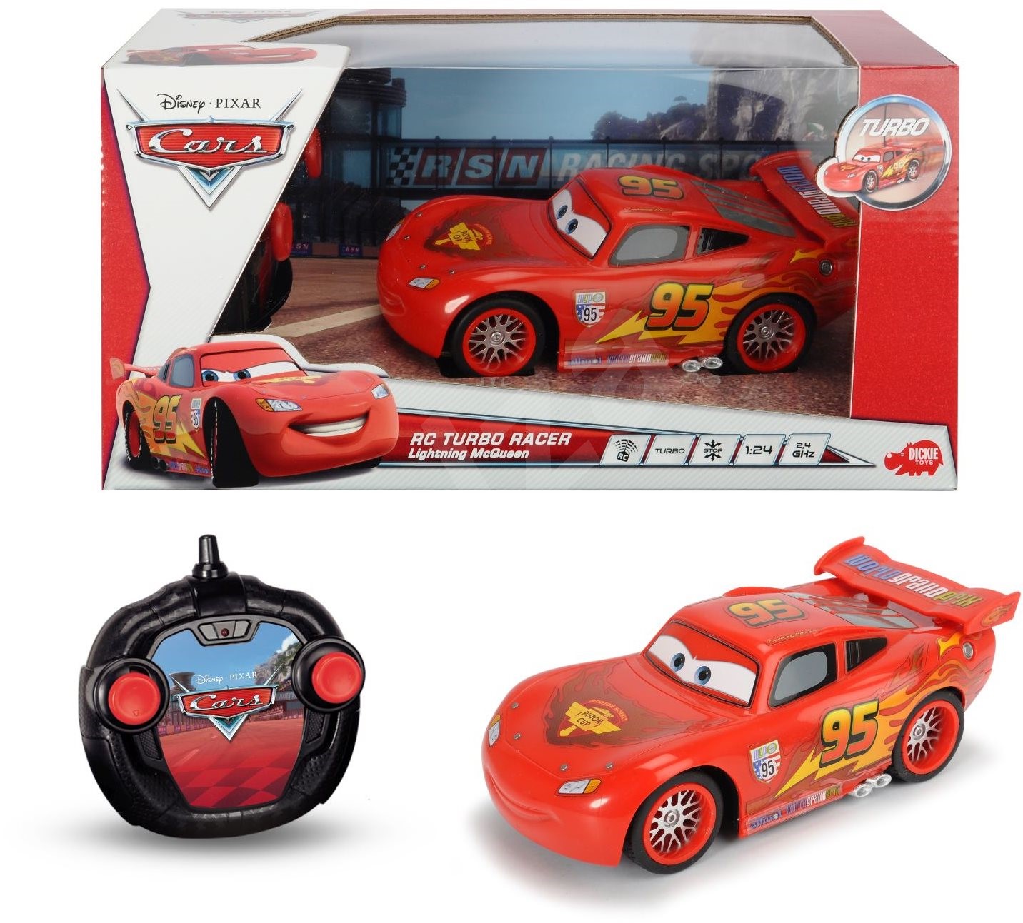 RC Cars 2 Lightning McQueen Turbo Rennr - RC Model | Alza.de