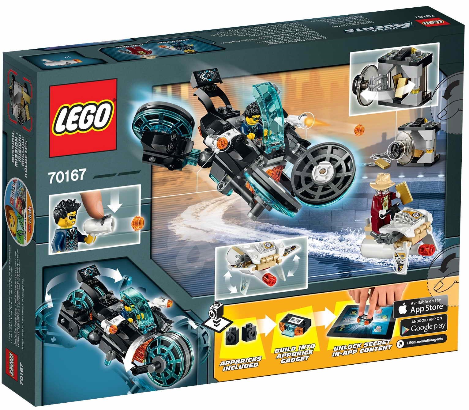 LEGO Ultra Agents 70167 Invizable uteká so zlatom - Stavebnica | Alza