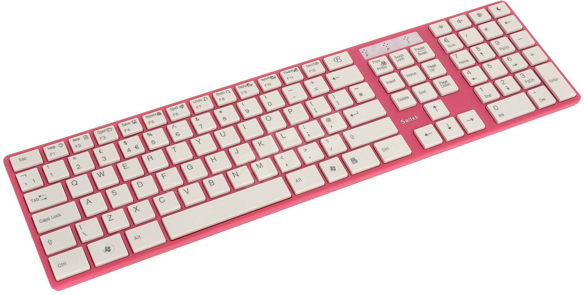 Saitek PC slim ENG růžová - Klávesnice | Alza.cz