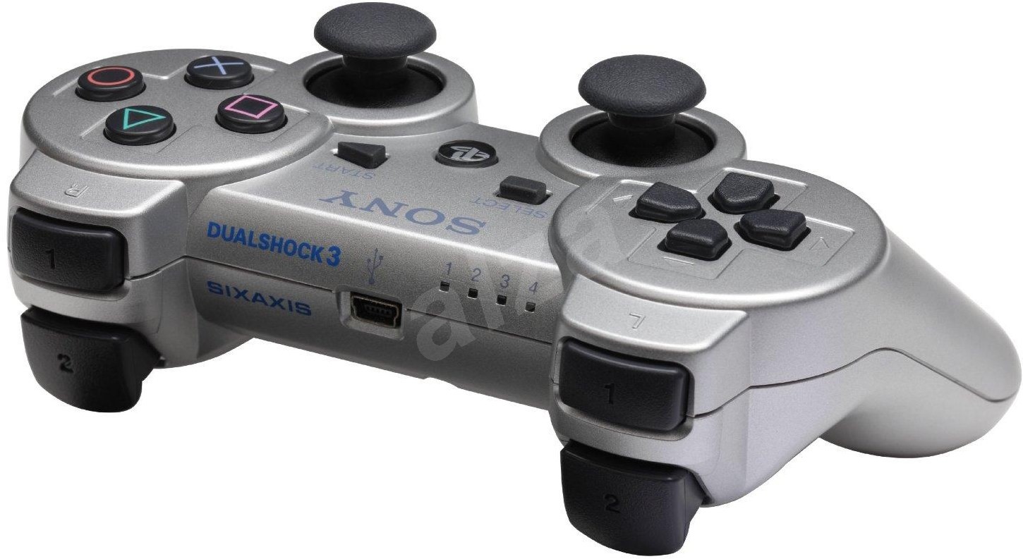 Sony PS3 DualShock 3 Metallic Grey - Gamepad | Alza.cz