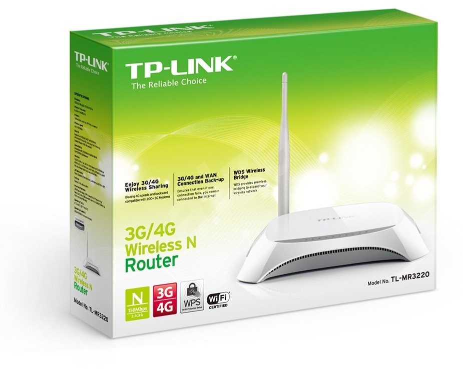 TP-LINK TL-MR3220 - 3G/4G WiFi router | Alza.sk